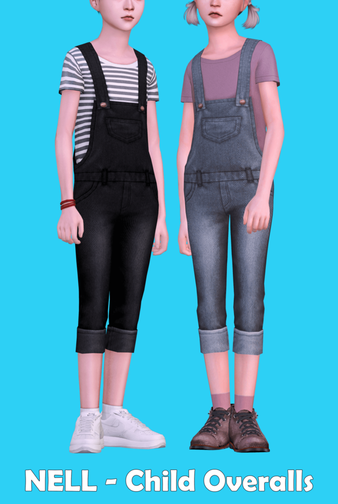 Sims 4 Child Overalls - The Sims Book