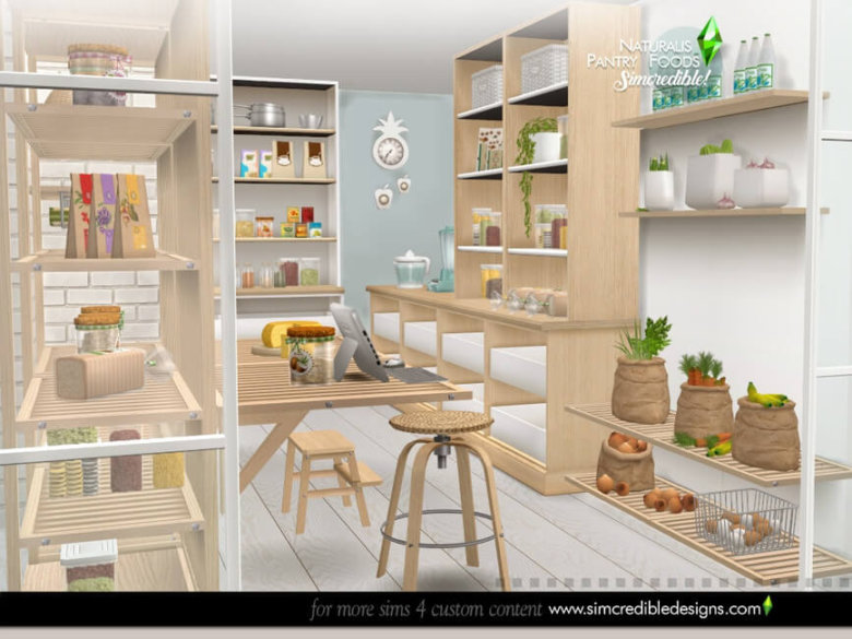 Sims 4 Naturalis Pantry Foods - The Sims Book