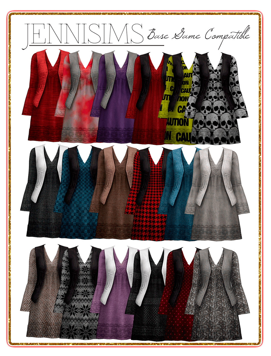 Sims 4 BASE GAME COMPATIBLE DRESS | The Sims Book